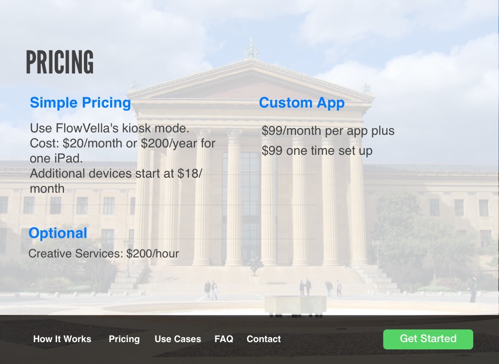 Flowvella Ipad App And Kiosk Builder Screen 6 On Flowvella