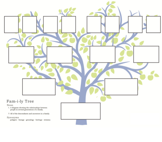 Family Tree Spanish Project Goimages Central